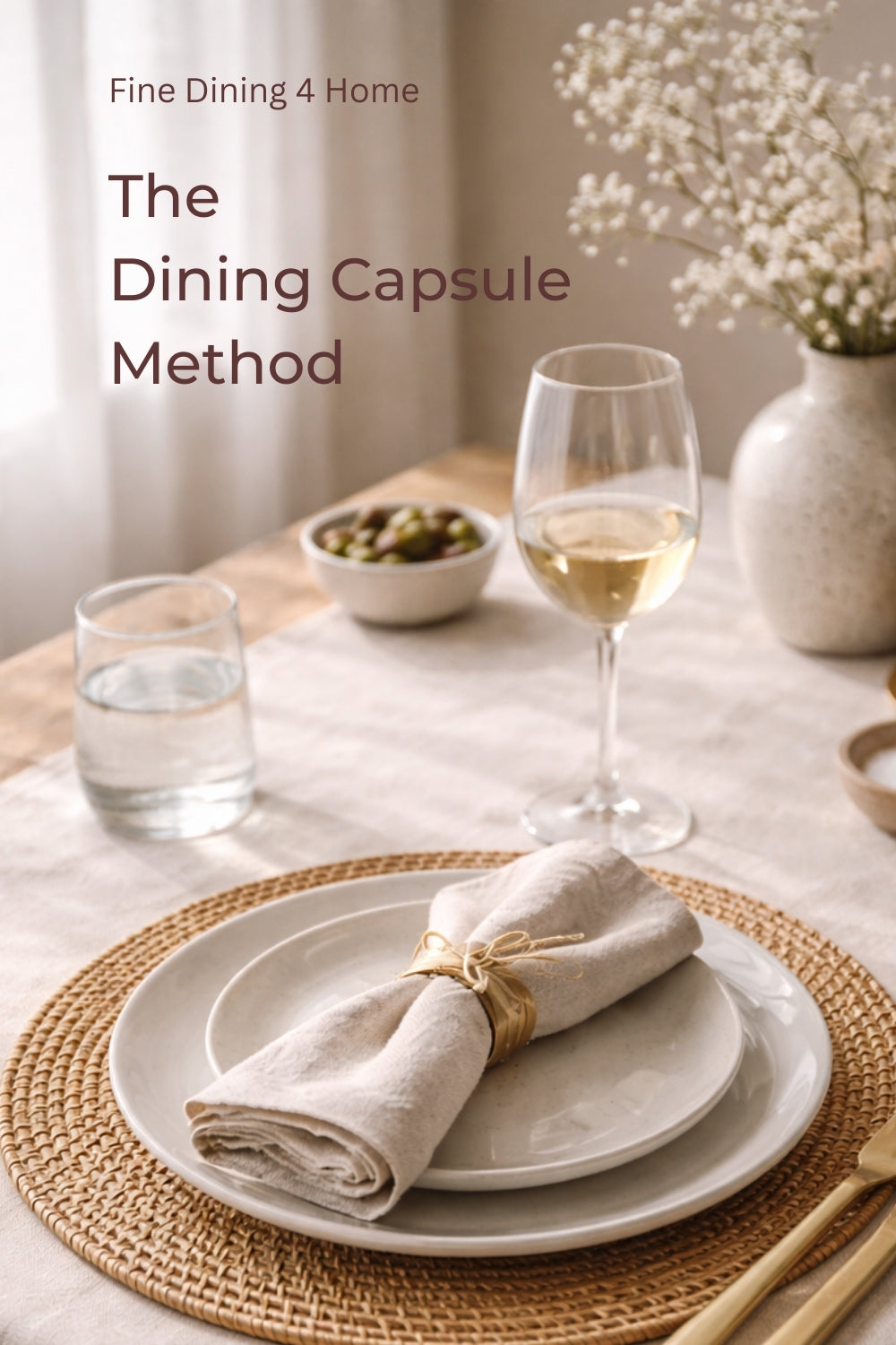 The Dining Capsule Method – Fine Dining 4 Home